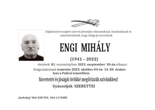 Posmrtnice - SARKOFAG SUBOTICA