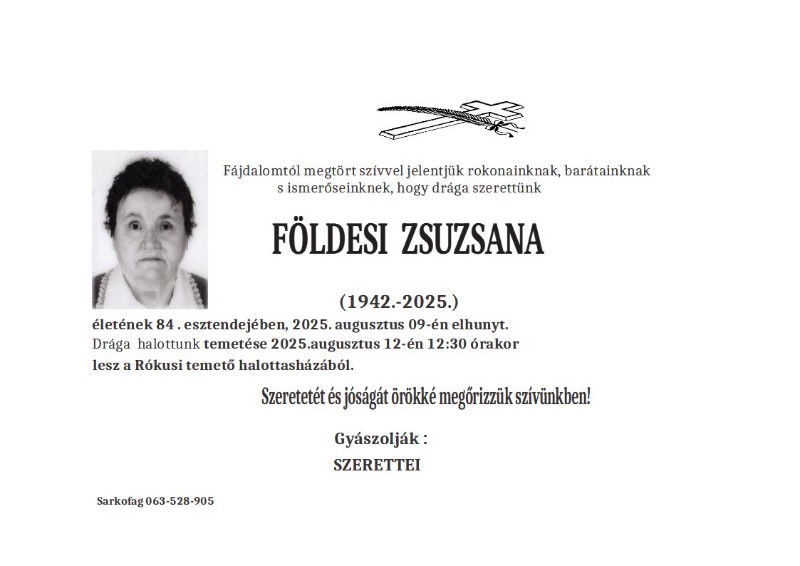 Posmrtnice - SARKOFAG SUBOTICA